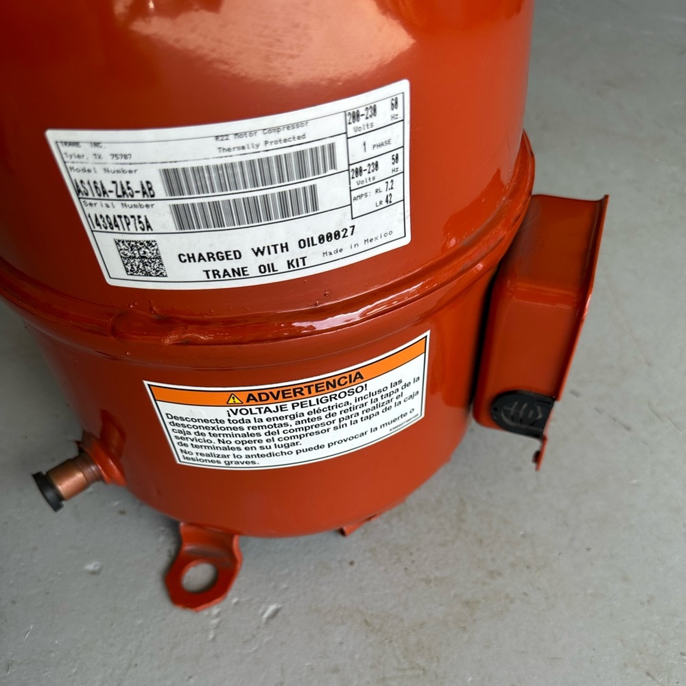 Trane Motor Compressor, Model Number: As16a-Za5-Ab - Gem